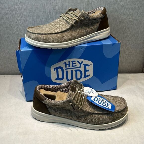 Hey Dude | Shoes | Hey Dude Shoespaul Knit Warm Brown Mens Size 3 Water ...